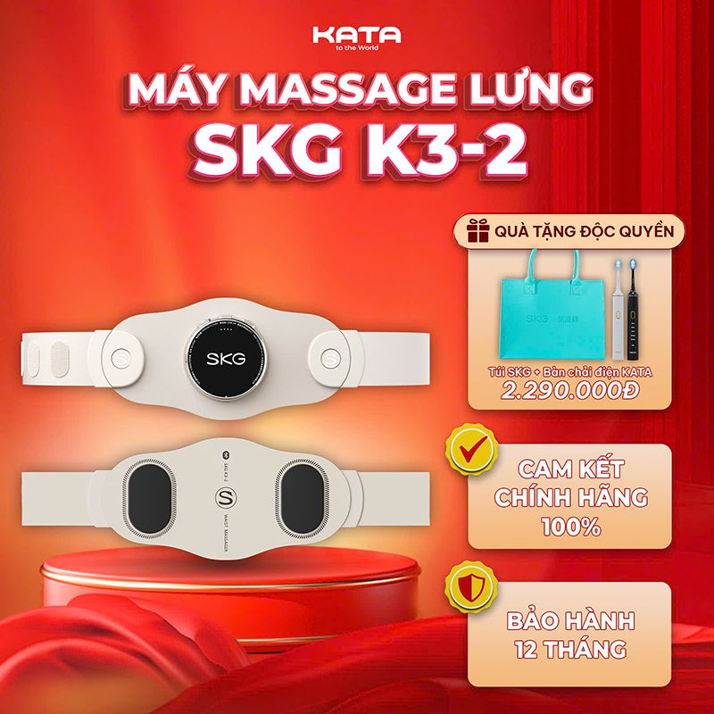 Máy Massage Lưng SKG K3-2 Chính Hãng KATA Tech