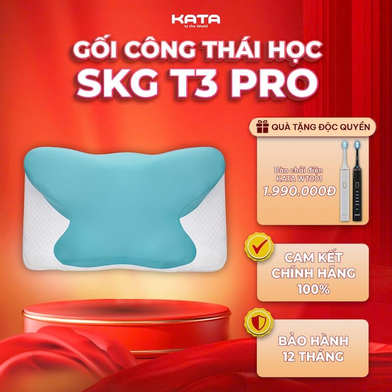Gối ngủ massage SKG T3 PRO Chính Hãng SKG