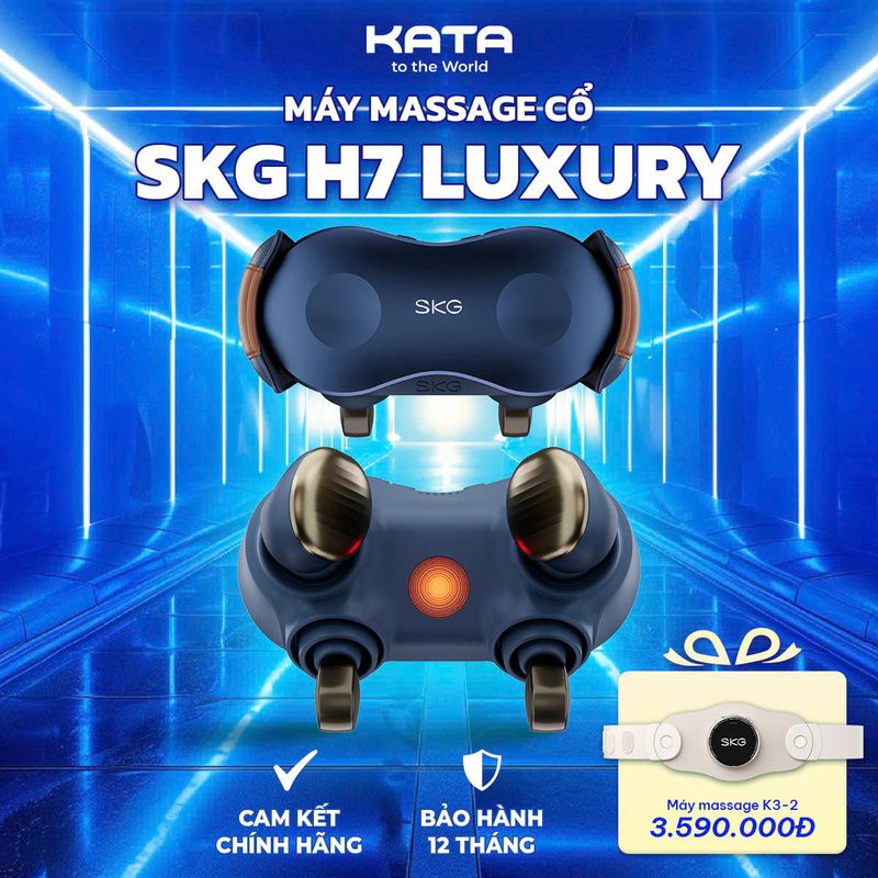 Máy Massage Cổ Vai Gáy SKG H7 Luxury Chính Hãng