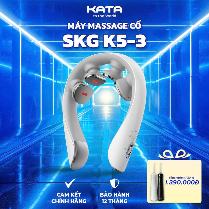Máy Massage Cổ SKG K5-3 Chính Hãng Với Thiết Kế Cải Tiến