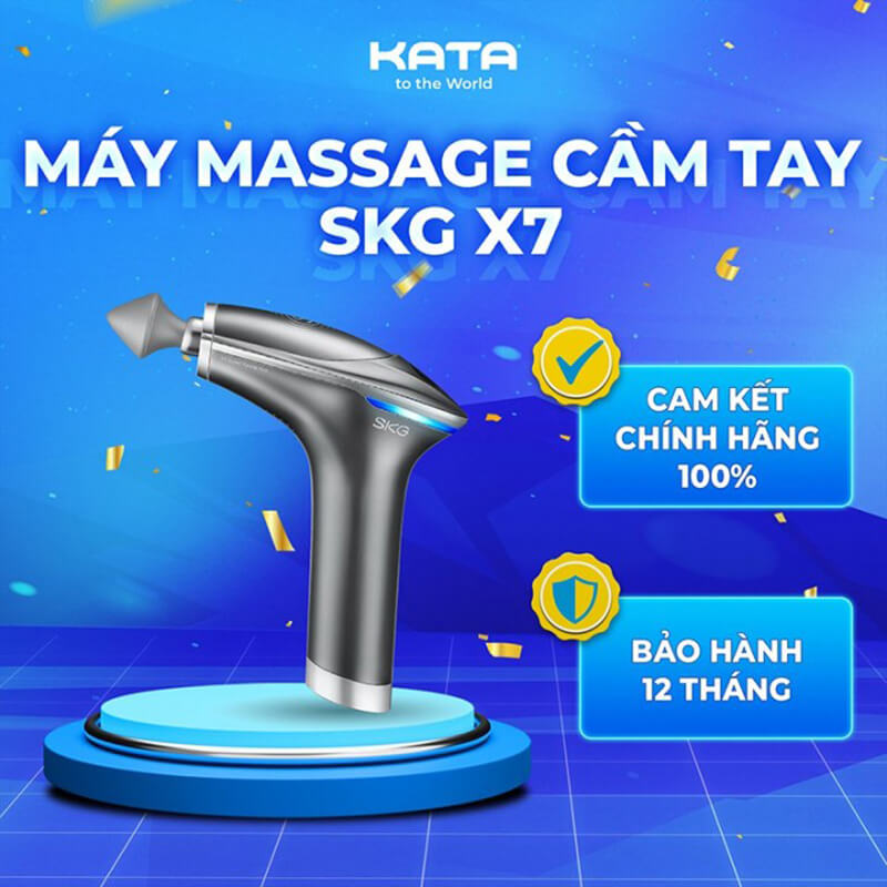 Hướng dẫn sử dụng súng massage SKG X7 từ A đến Z