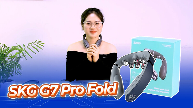 Review SKG G7 Pro-Fold - Dẫn đầu máy massage thiết kế gập hiện nay